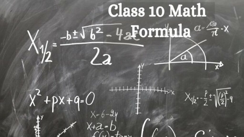  ALL Class 10 Math Formula PDF