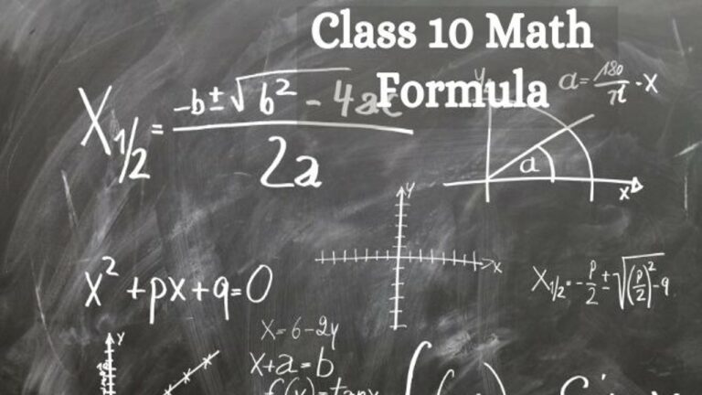 [ALL] Class 10 Math Formula PDF